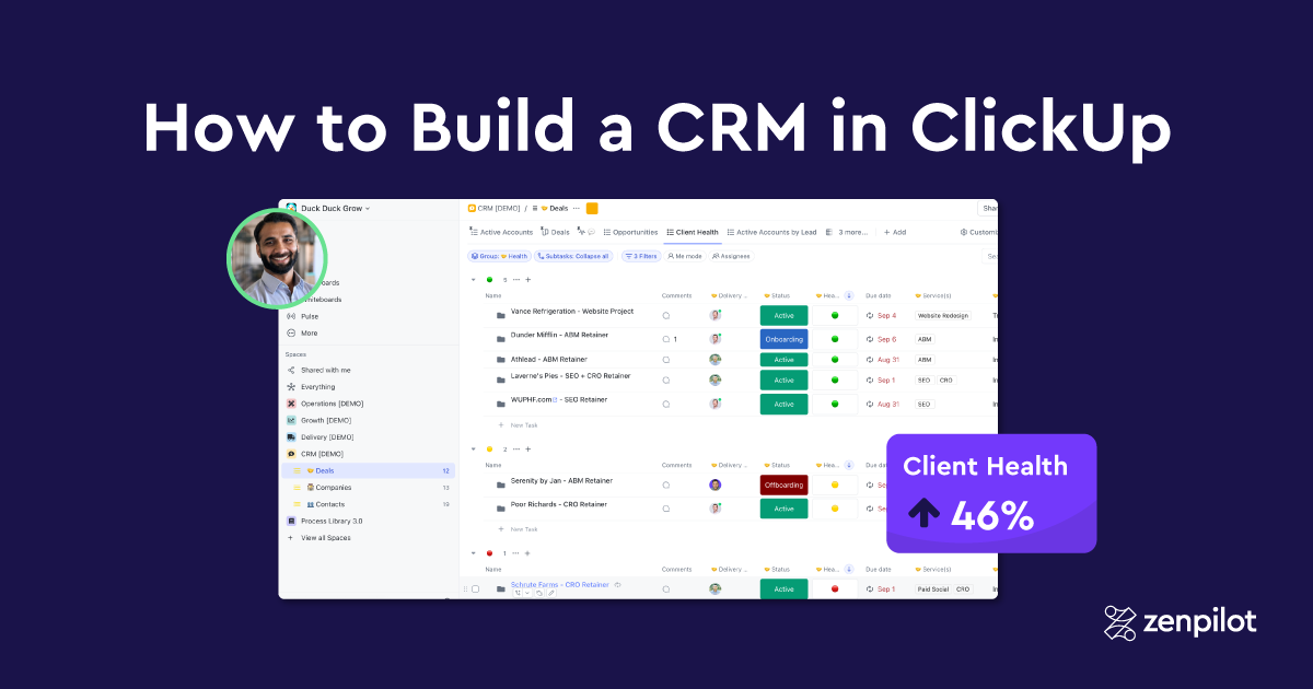 How to Build a CRM in ClickUp